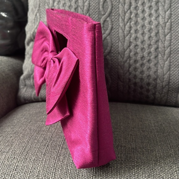 Bags | New Pink Bow Detail Clutch Purse | Poshmark
